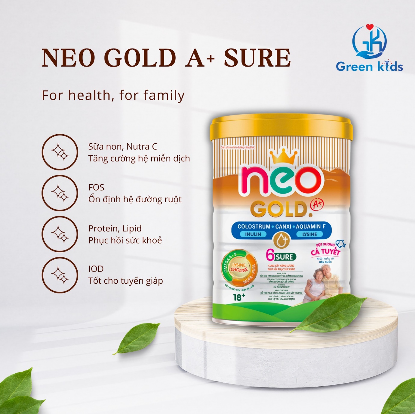 Cùng Neo Gold A đồng hành cùng sức khỏe gia đình Việt