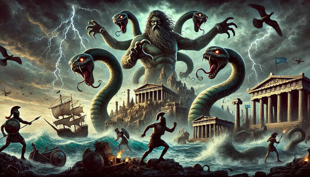 Quái vật rắn kinh hoàng nhất thần thoại Hy Lạp, hạ gục cả thần Zeus
