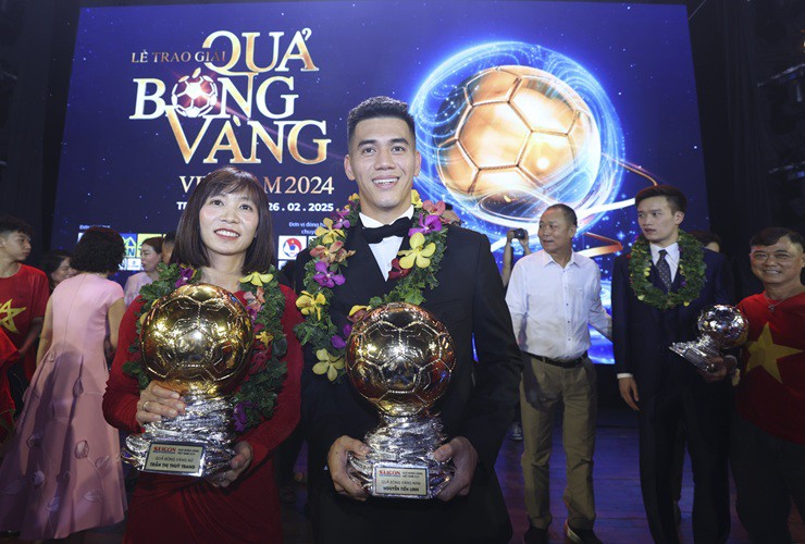 Đoạt QBV Việt Nam 2024 Tiến Linh, Thùy Trang, Thịnh Phát được thưởng bao nhiêu