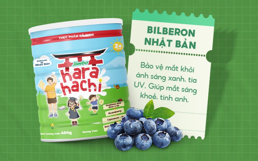 Hara Hachi - Thực phẩm dinh dưỡng giúp trẻ phát triển toàn diện