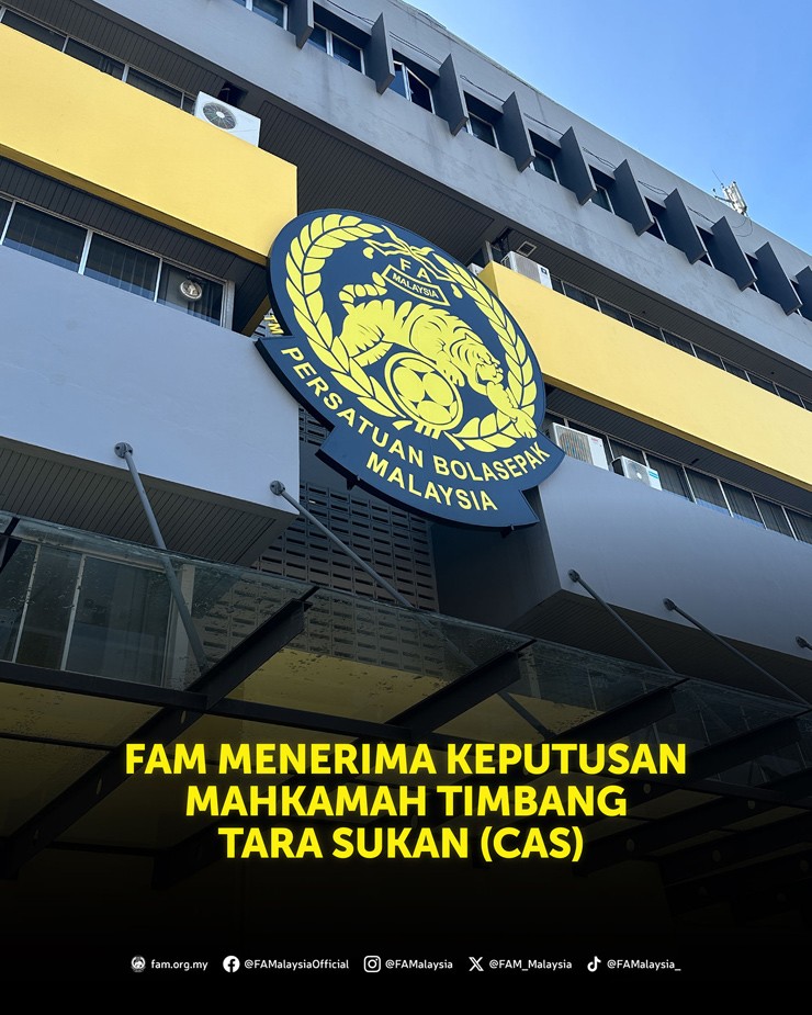 LĐBĐ Malaysia chính thức lên tiếng sau khi CAS bác bỏ kháng cáo, thừa ...