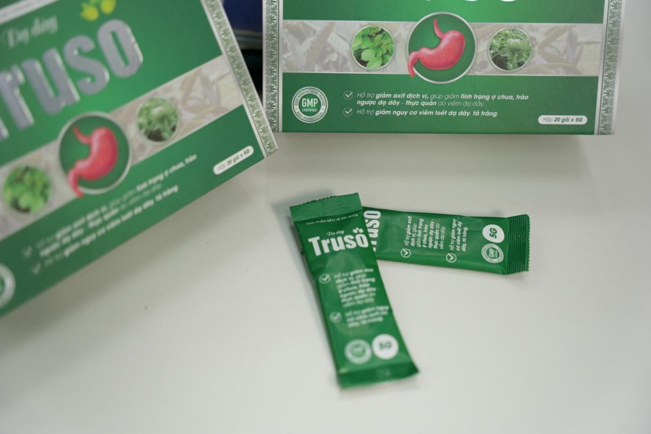 Truso - Cơ chế đa điểm hỗ trợ giảm nguy cơ viêm loét dạ dày từ thảo dược
