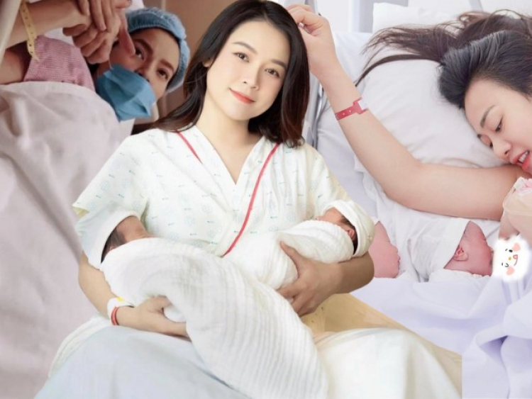 Sao Việt sinh đôi Người hạnh phúc sinh con đủ tháng đủ ngày, người khóc ...