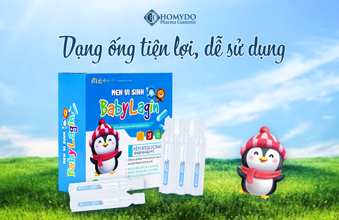 Vì sao men vi sinh Baby Lagin được nhiều mẹ Việt tin dùng