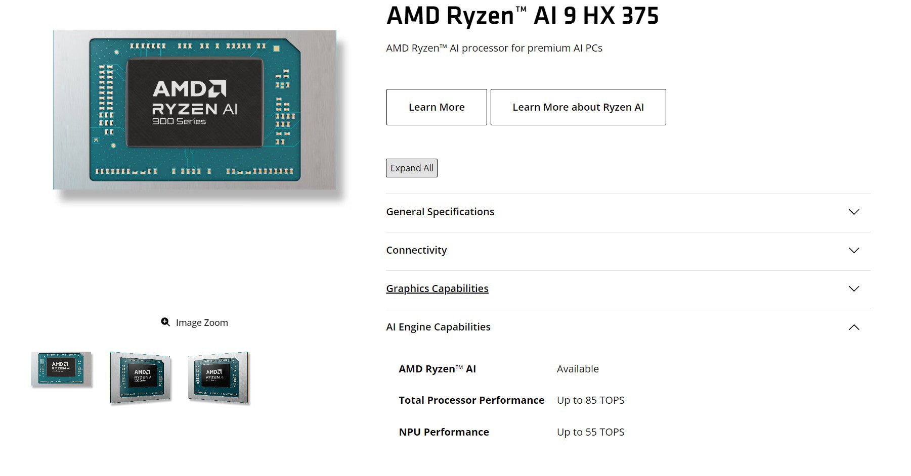 AMD ra mắt Ryzen AI 9 HX 375 “Strix” - SoC AI mạnh nhất thế giới
