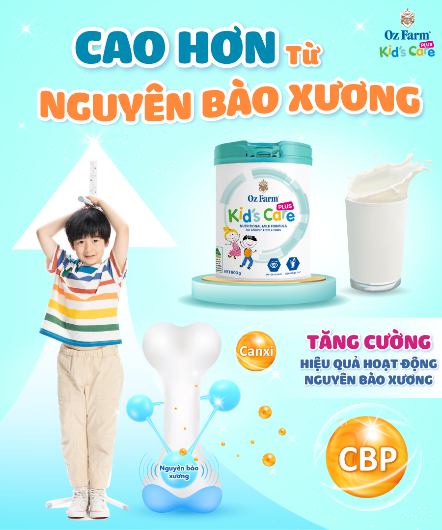 Sữa Kids Care Plus nhập khẩu nguyên lon từ Úc đã có mặt tại Việt Nam