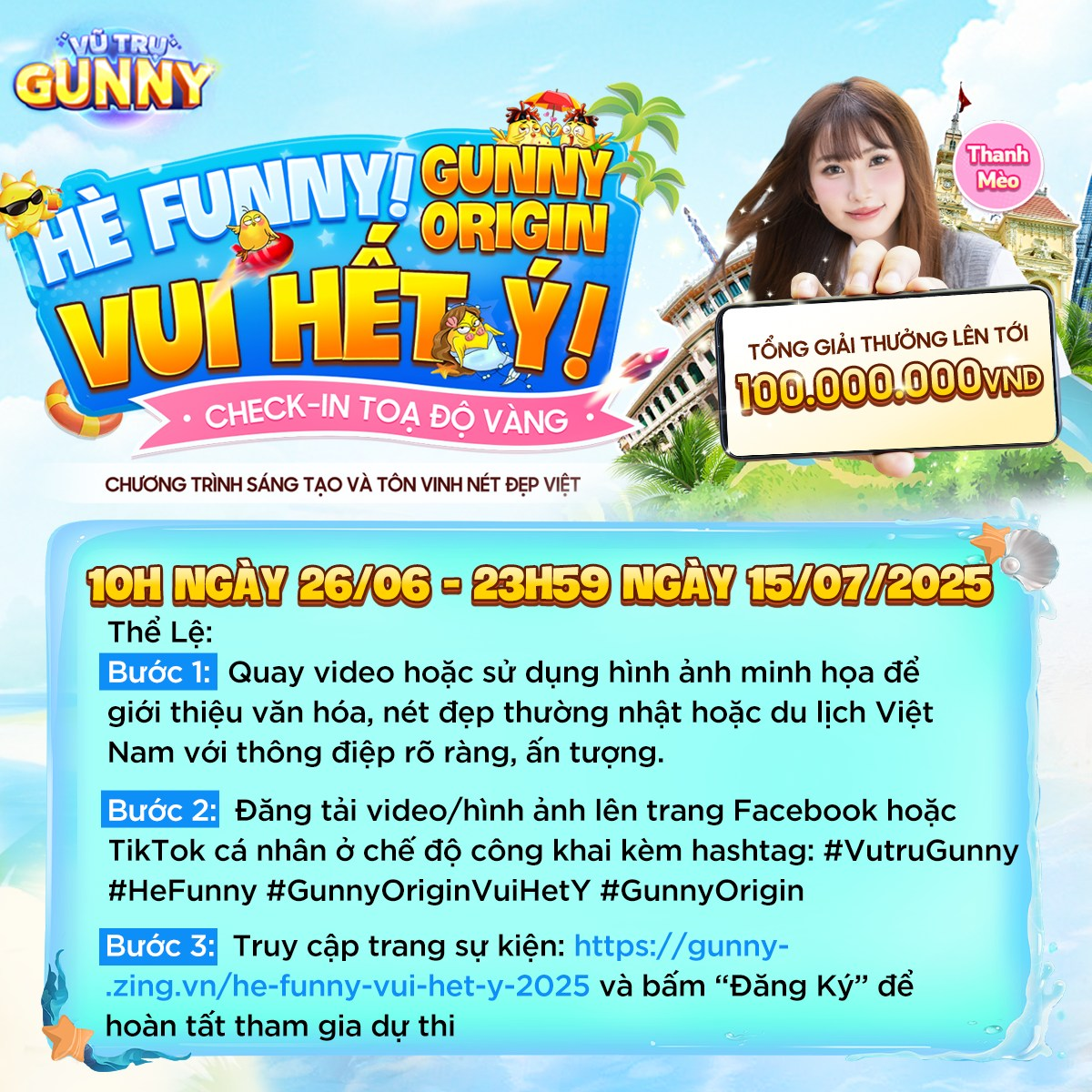 Gunny Origin Thanh Mèo khuấy động mùa hè cùng Gunny Origin, hoá thân ...