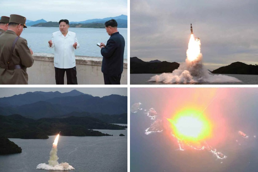 Tên lửa đạn đạo Triều Tiên bay vọt lên từ hồ nước Thêm năng lực răn đe ...