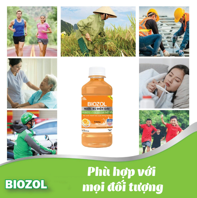 Nước bù điện giải BIOZOL Xu hướng nước uống vừa giải khát vừa giúp tăng ...