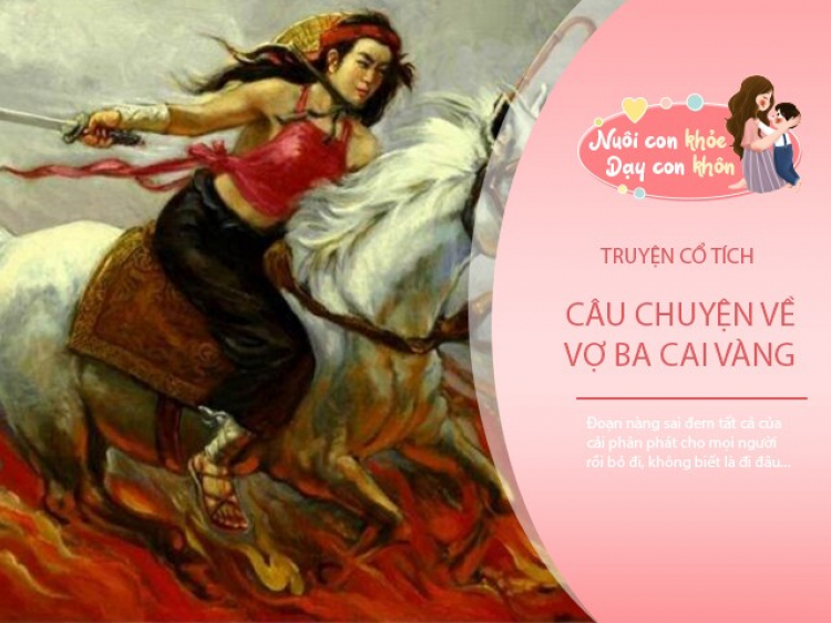 Truyện cổ tích Vợ ba Cai Vàng