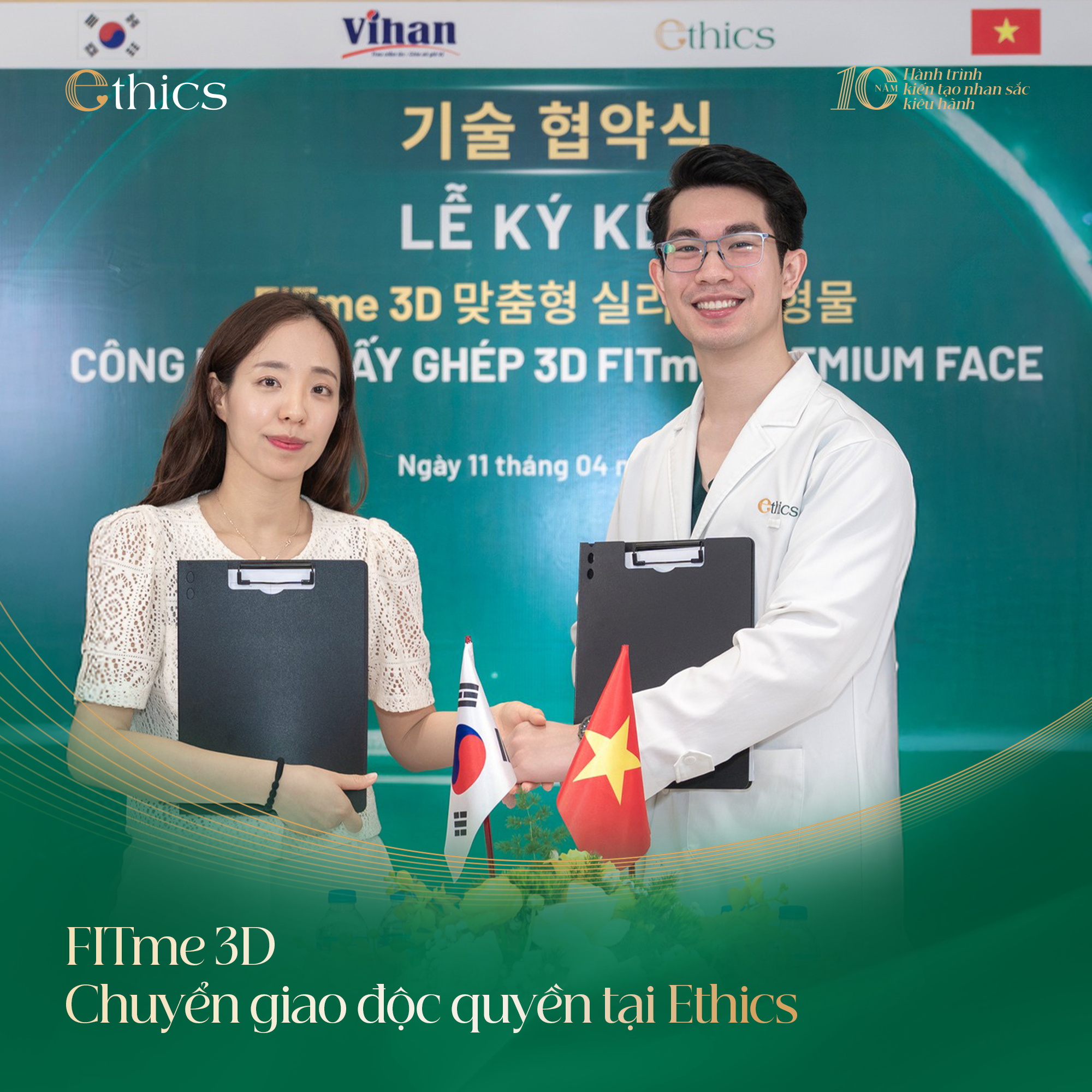 Ethics - Tiên phong ứng dụng độc quyền công nghệ nâng mũi FITme 3D