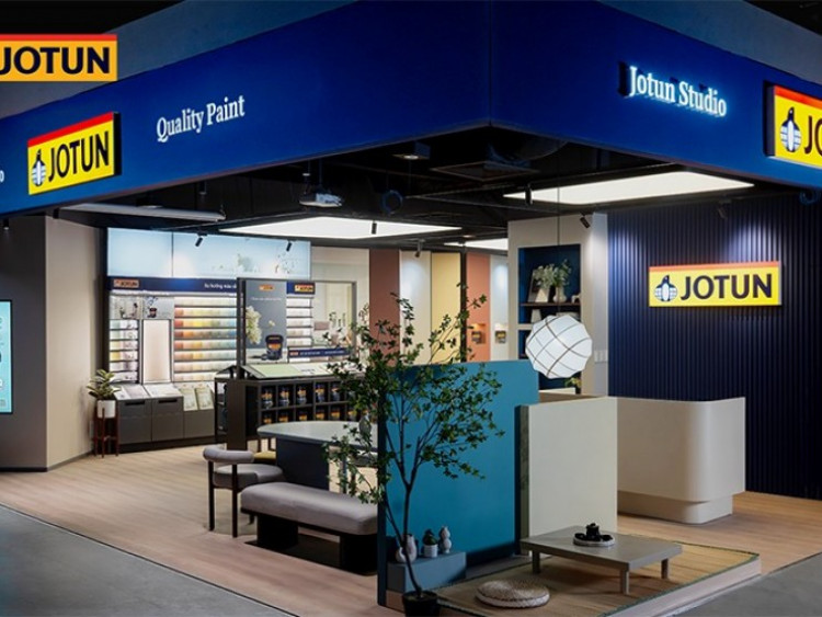 Jotun Studio - mô hình cửa hàng sơn hiện đại, nâng tầm trải nghiệm chọn sơn