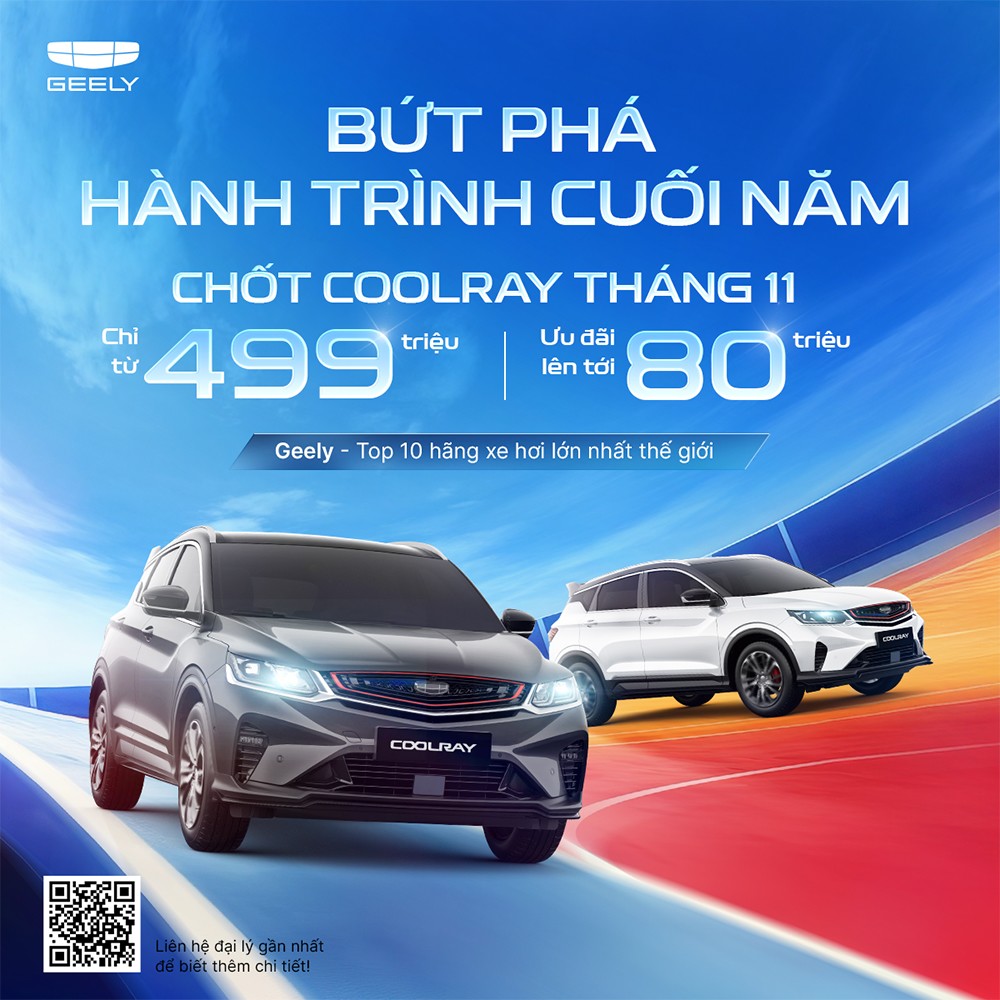 Geely Coolray ưu đãi “khủng” 80 triệu Chốt xe xịn đón Tết chỉ từ 499 ...