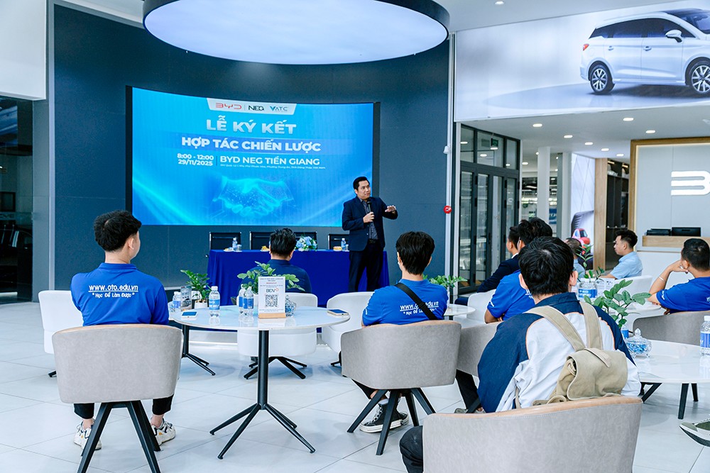 BYD NEG hợp tác với VATC Chuẩn hóa nhân sự kỹ thuật cho thị trường xe ...