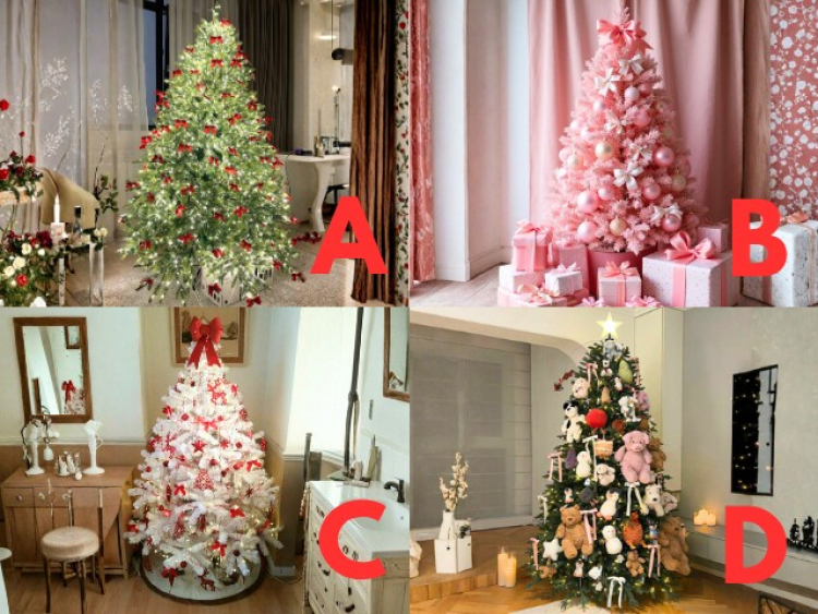 Trắc nghiệm Chọn 1 cây thông Noel theo trực giác, để biết bạn sẽ sinh ...